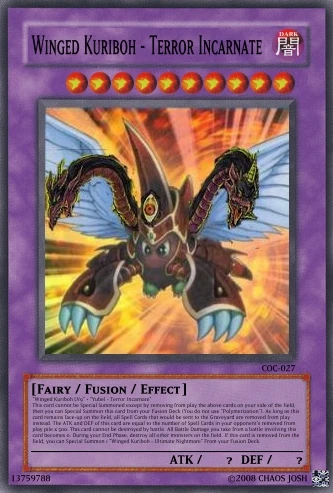 Winged Kuriboh - Terror Incarnate - Yu-Gi-Oh Card Maker Wiki - Cards, decks, booster packs, and more