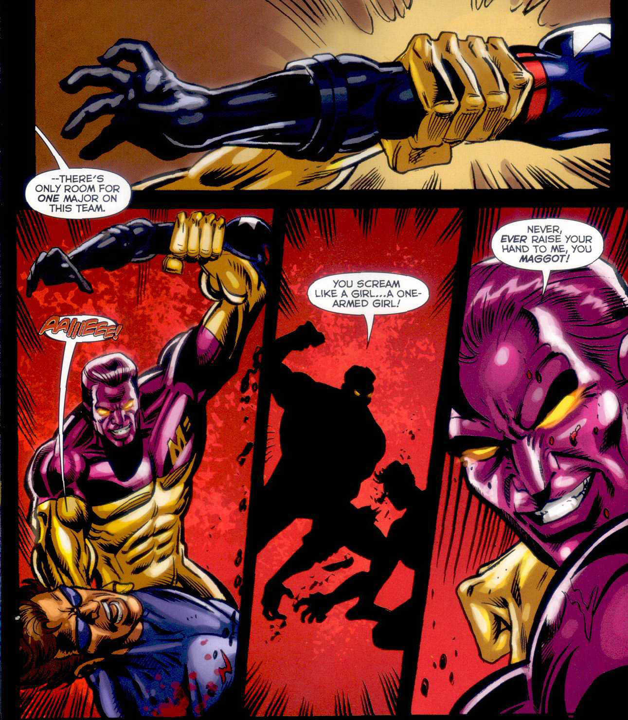 Image - Major Force beats Major Victory.jpg - DC Comics Database Image - Major Force beats Major Victory.jpg - DC Comics Database