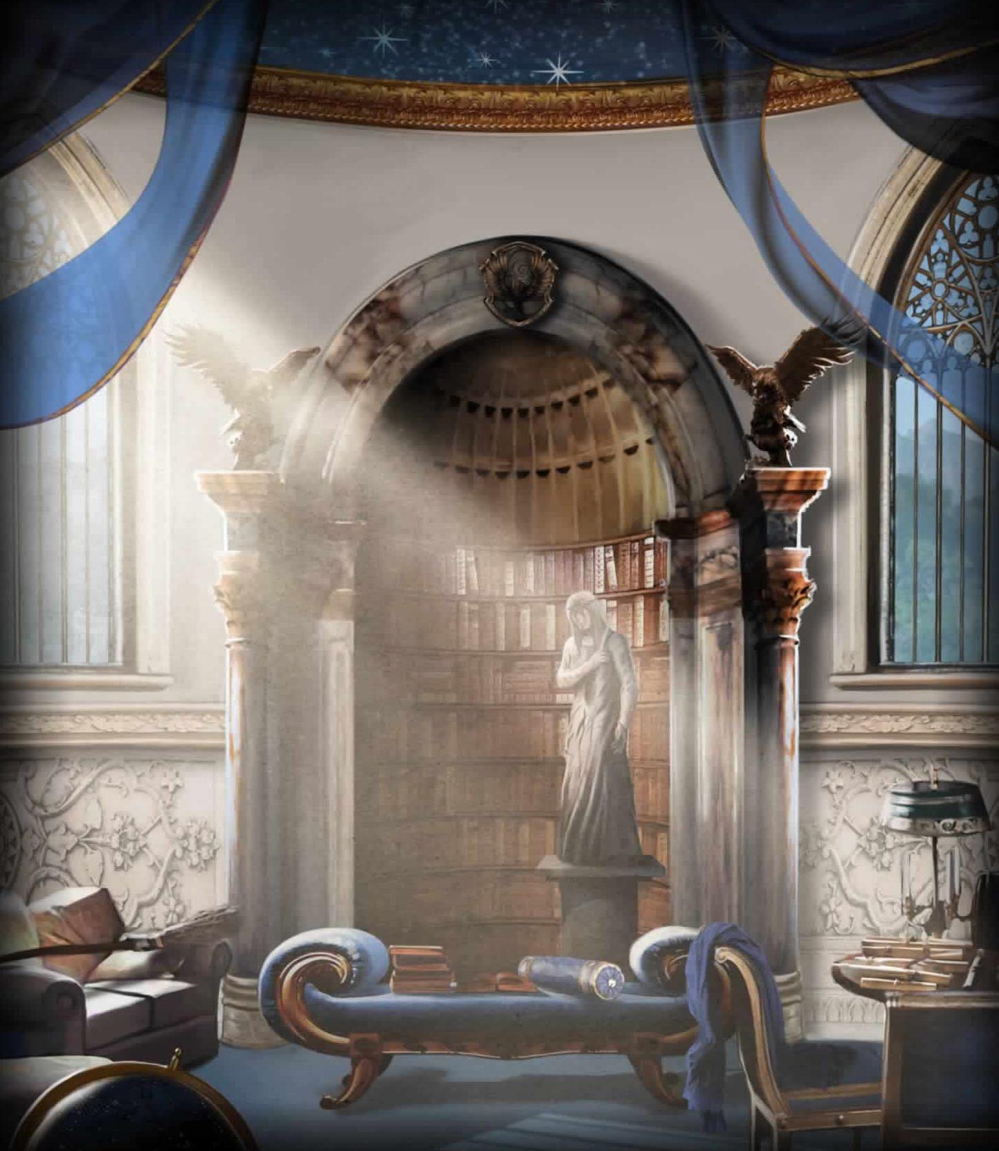 Image Ravenclaw Common Room Harry Potter Wiki