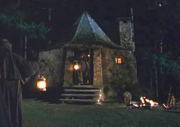 Image Hagrids Hut At Night Harry Potter Rpg Game Wiki