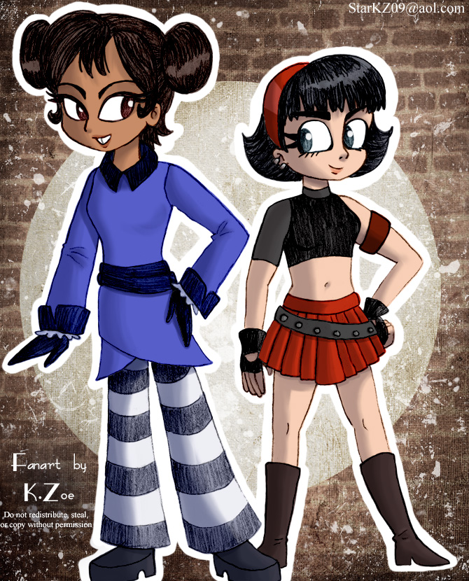 Brit And Tiff Crust Cousins My Life As A Teenage Robot Wiki