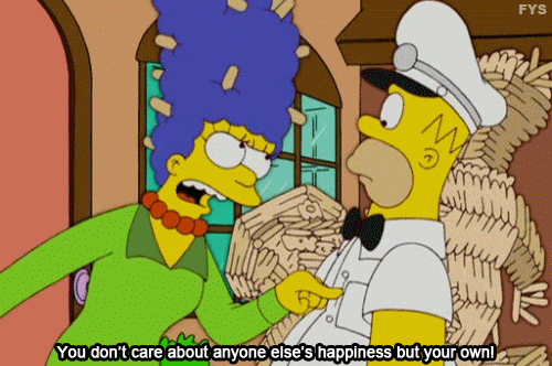 Marge Mad At Homer