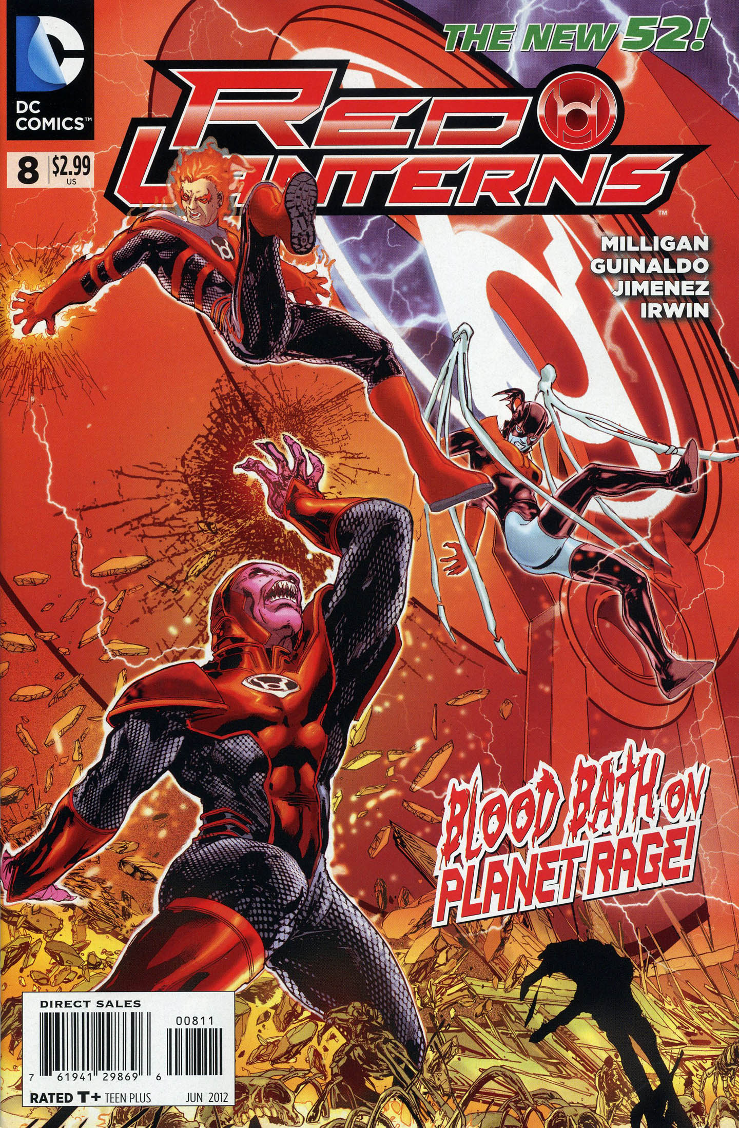Red Lanterns Vol 1 8 Dc Comics Database