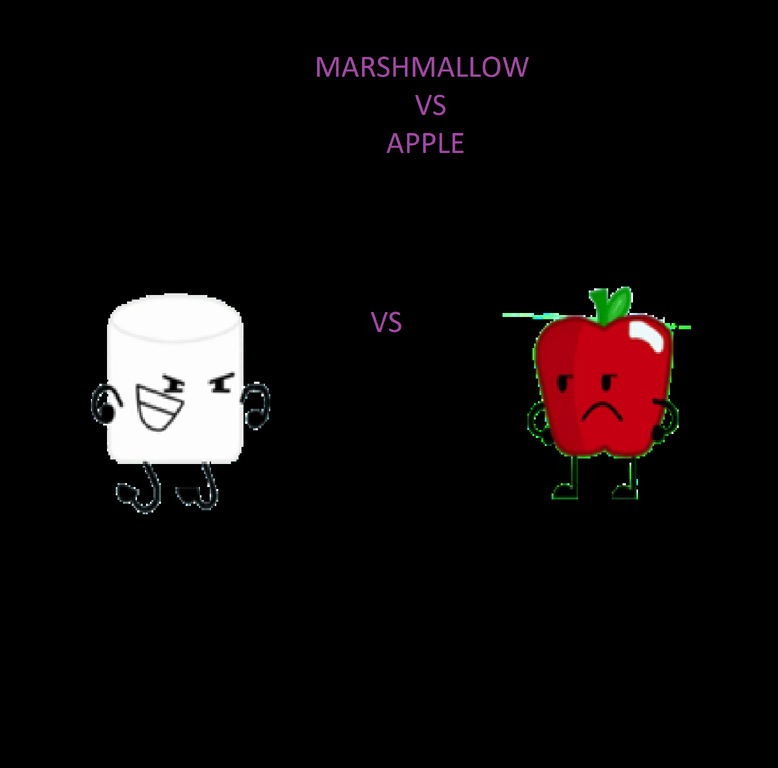 Image - Apple vs Marshmallow.png - Inanimate Insanity Wiki Image - Apple vs Marshmallow.png - Inanimate Insanity Wiki