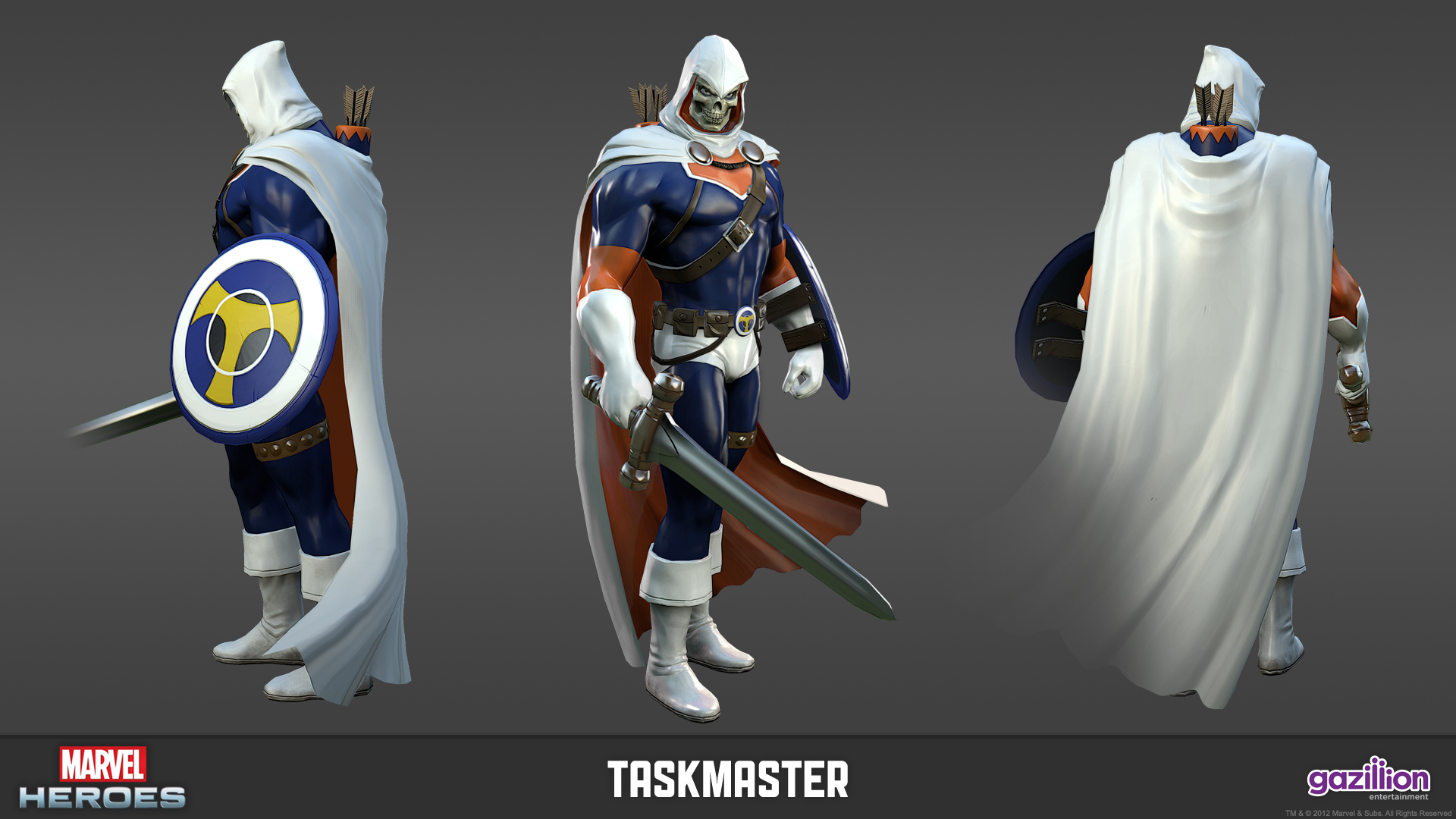 Image - ModelSheet Taskmaster.jpg - Marvel Heroes Wiki Image - ModelSheet Taskmaster.jpg - Marvel Heroes Wiki
