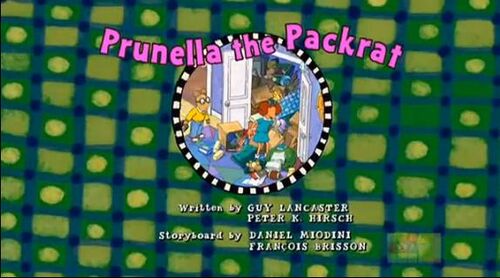 Image - Prunella the Packrat - title card.JPG - Arthur Wiki Image - Prunella the Packrat - title card.JPG - Arthur Wiki