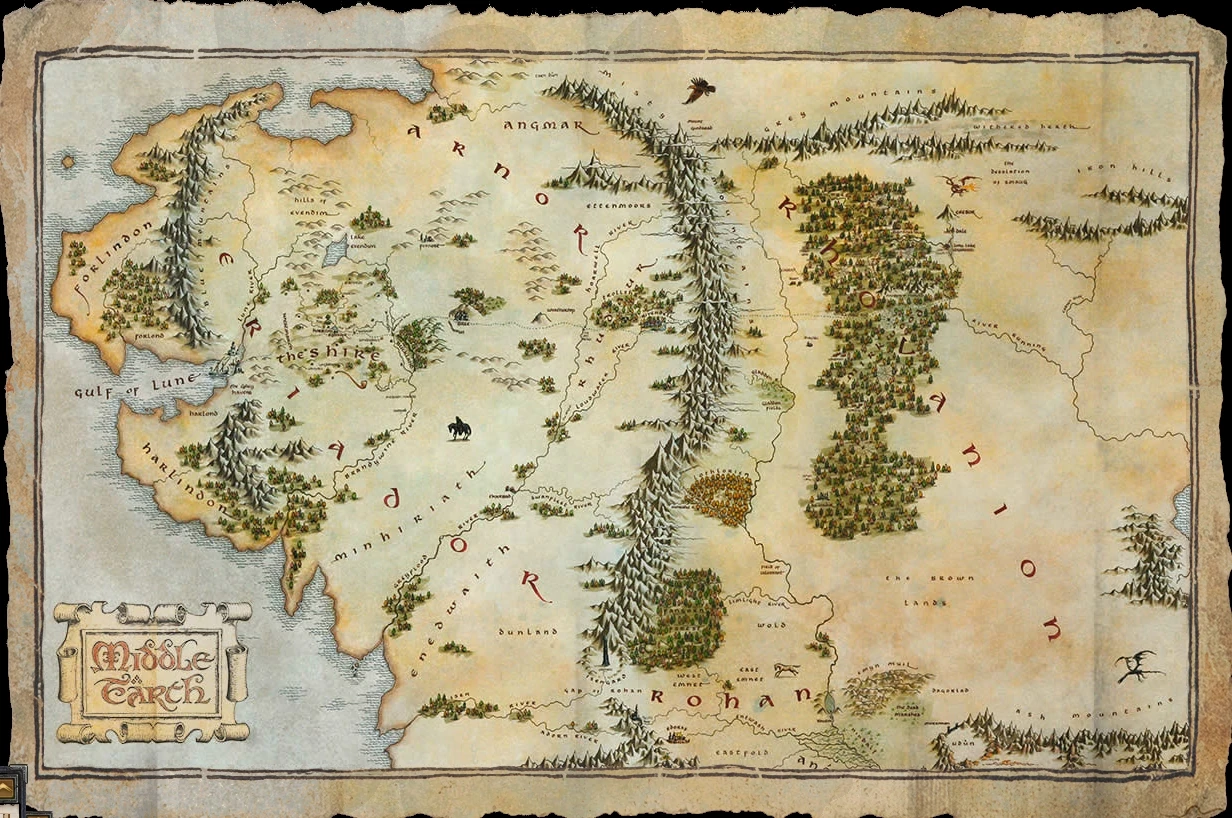 World Map - The Hobbit: Armies of the Third Age Wiki