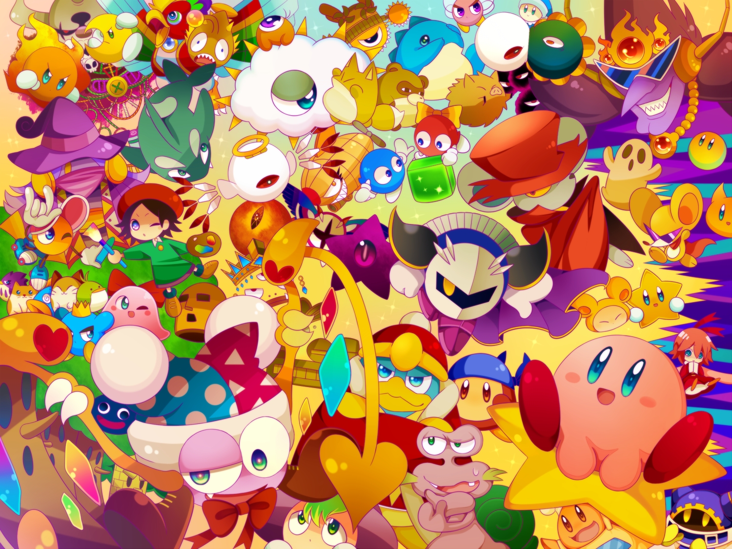 Imagen - Personajes y enemigos de kirby.jpg - Kirbypedia - la Kirby Wiki Imagen - Personajes y enemigos de kirby.jpg - Kirbypedia - la Kirby Wiki