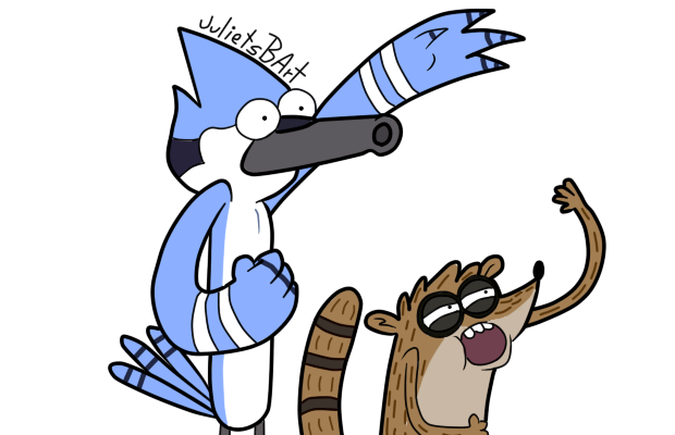 Imagen Mordecai And Rigby By Julietsbart D4wm6z3 Png Wiki Creepypasta
