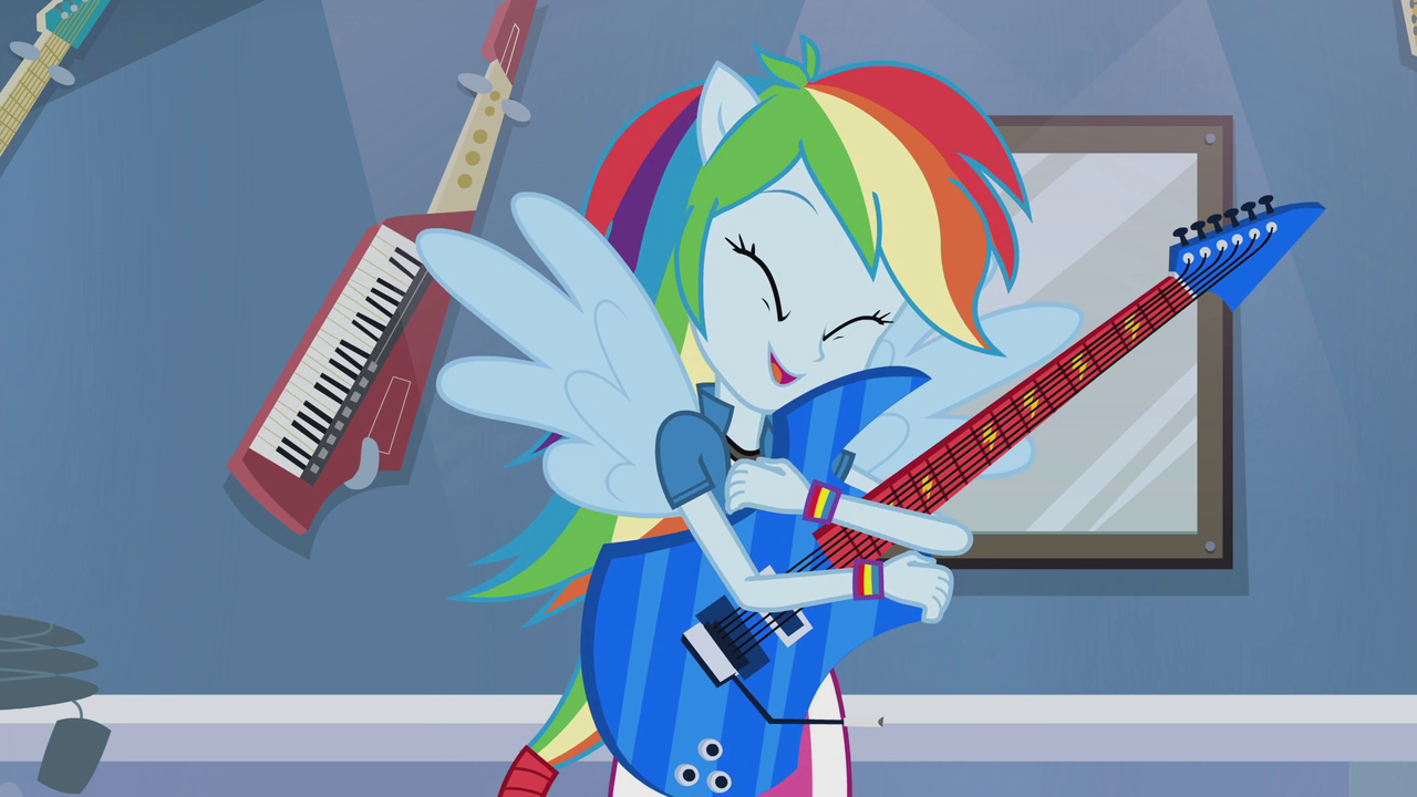 Image - Rainbow Dash hugging guitar EG2.png - My Little Pony Friendship ... Image - Rainbow Dash hugging guitar EG2.png - My Little Pony Friendship ...