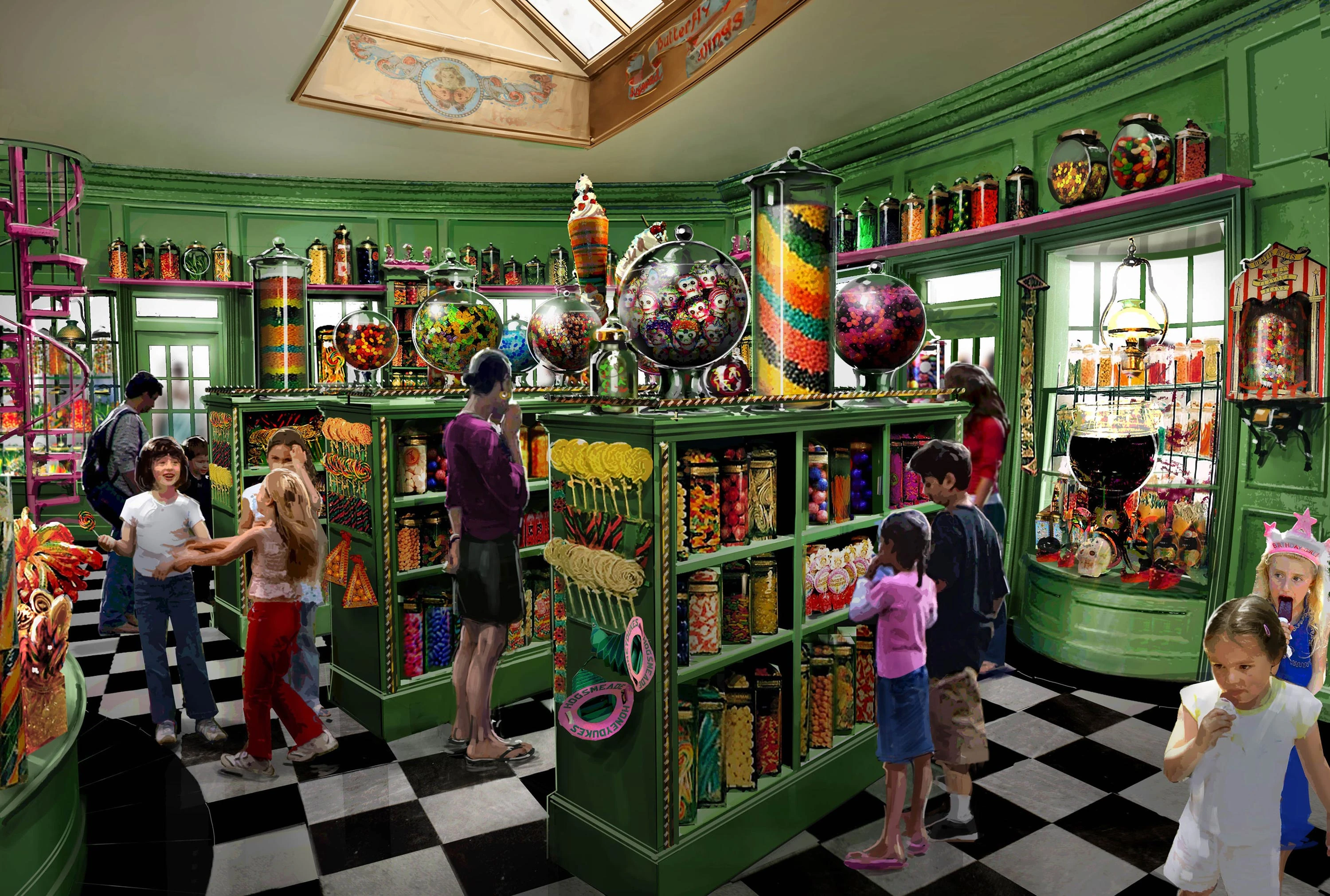 Honeydukes (The Wizarding World of Harry Potter) | Harry potter theme ...