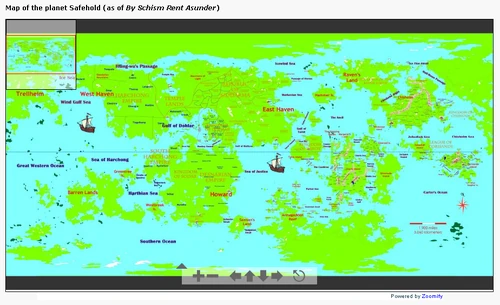 Map of the planet Safehold - Safehold Wiki