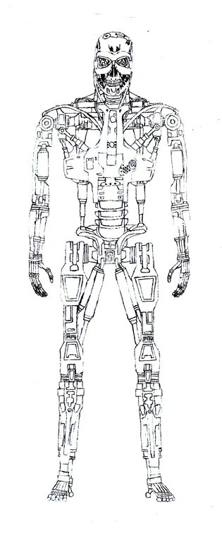 T 800 Terminator Exoskeleton Blueprints
