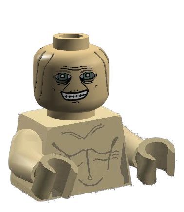 Image - Gollum(Body+head).png - Brickipedia, the LEGO Wiki