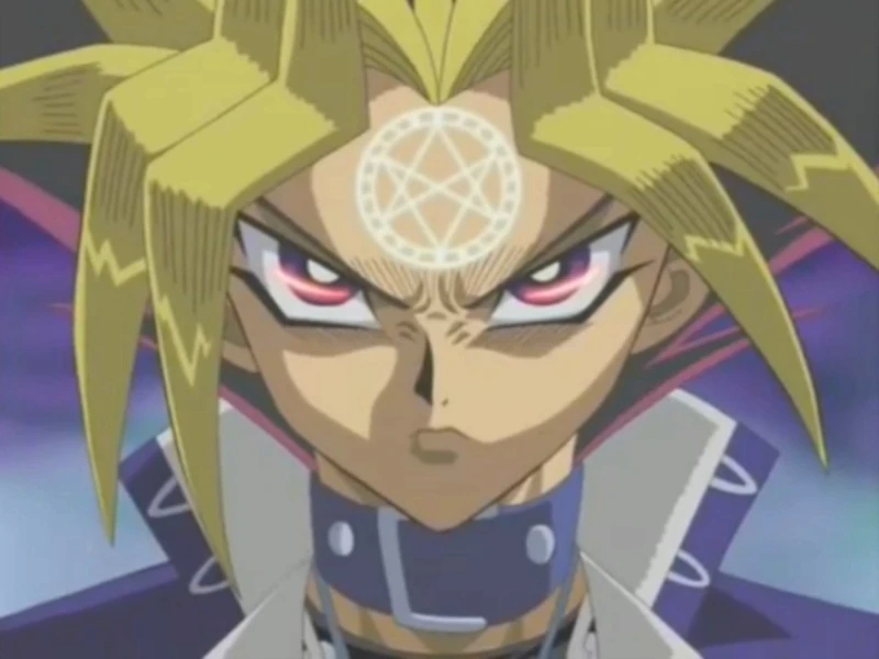 Yami Yugi usando el Sello de Orichalcos