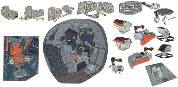 Image - Gat-x-102 duel gundam cockpit.jpg - Gundam Wiki