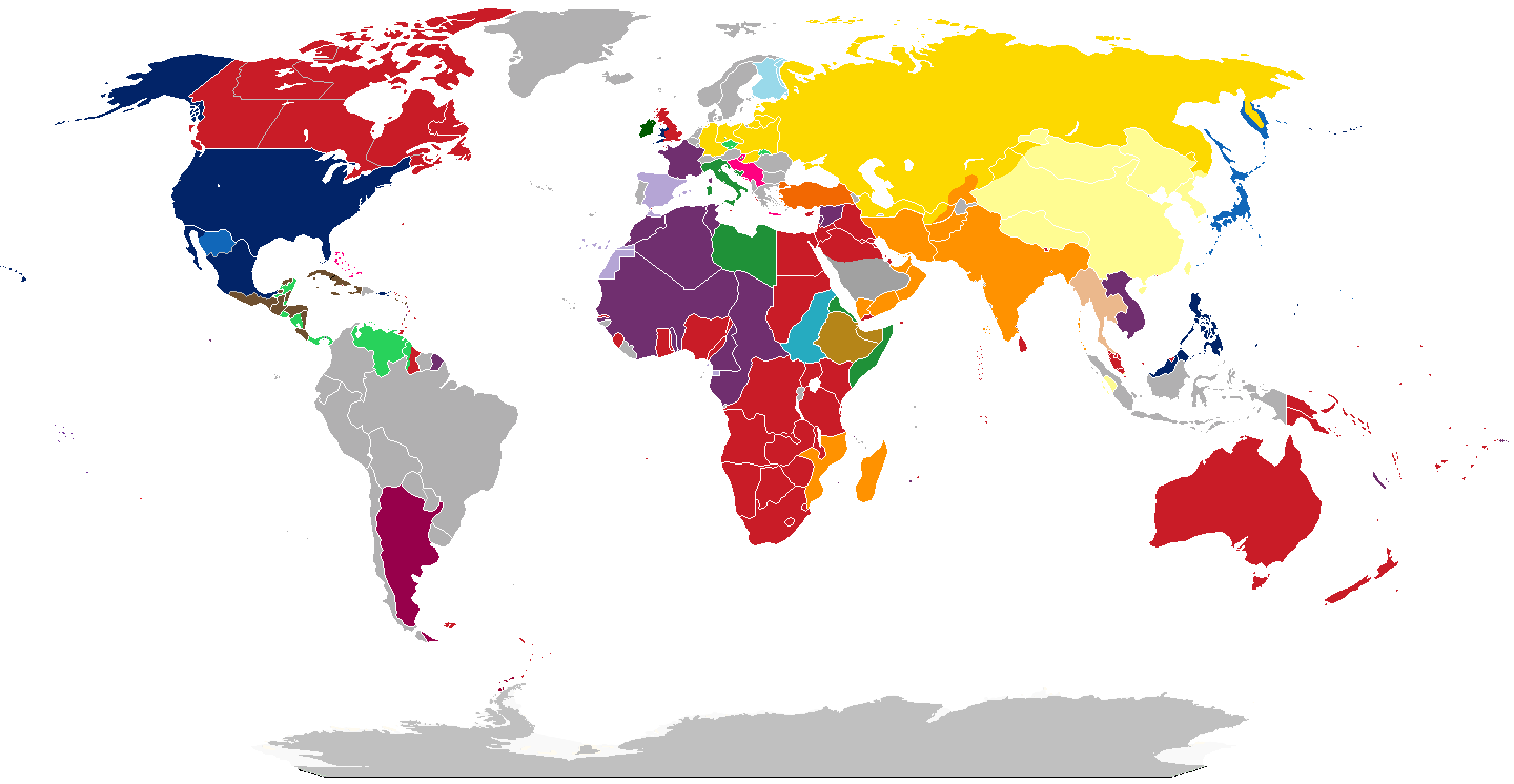 1949.6-1960 (Axis vs Allies Revised Map Game) - Alternative History
