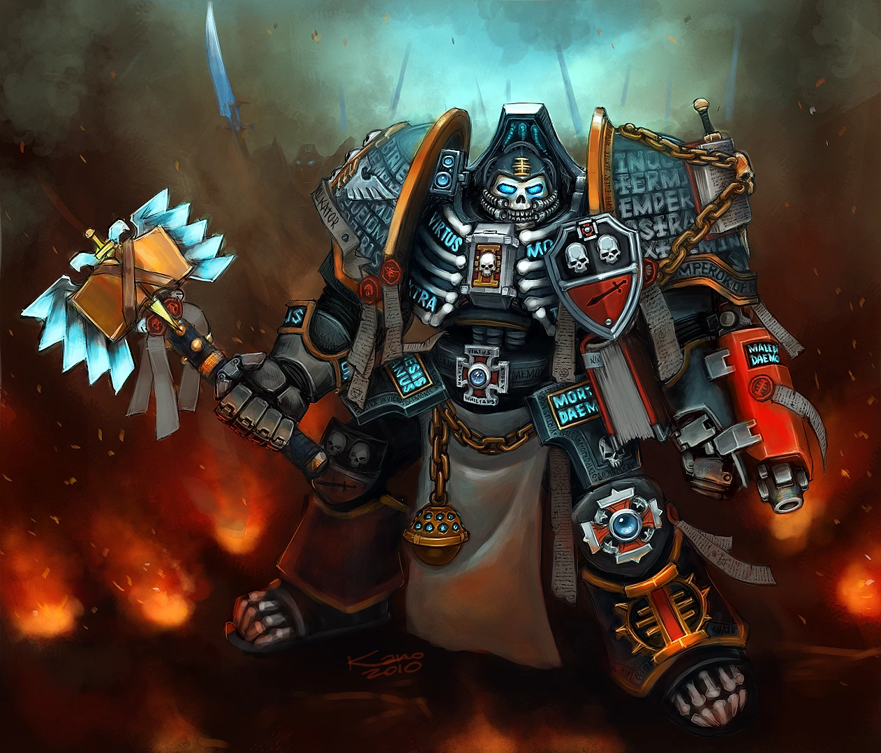 Image - Grey Knight Chaplain by Kano kun.jpg - Warhammer 40K Wiki ...
