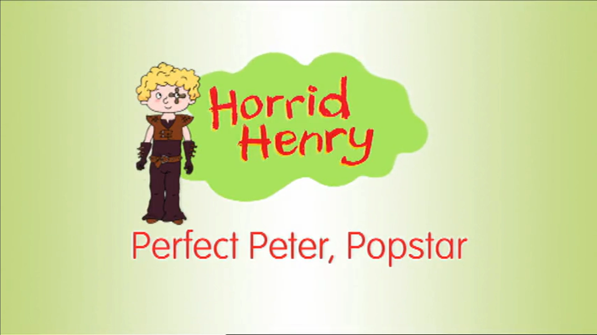 Image - Perfect Peter, Popstar.PNG - Horrid Henry Wiki