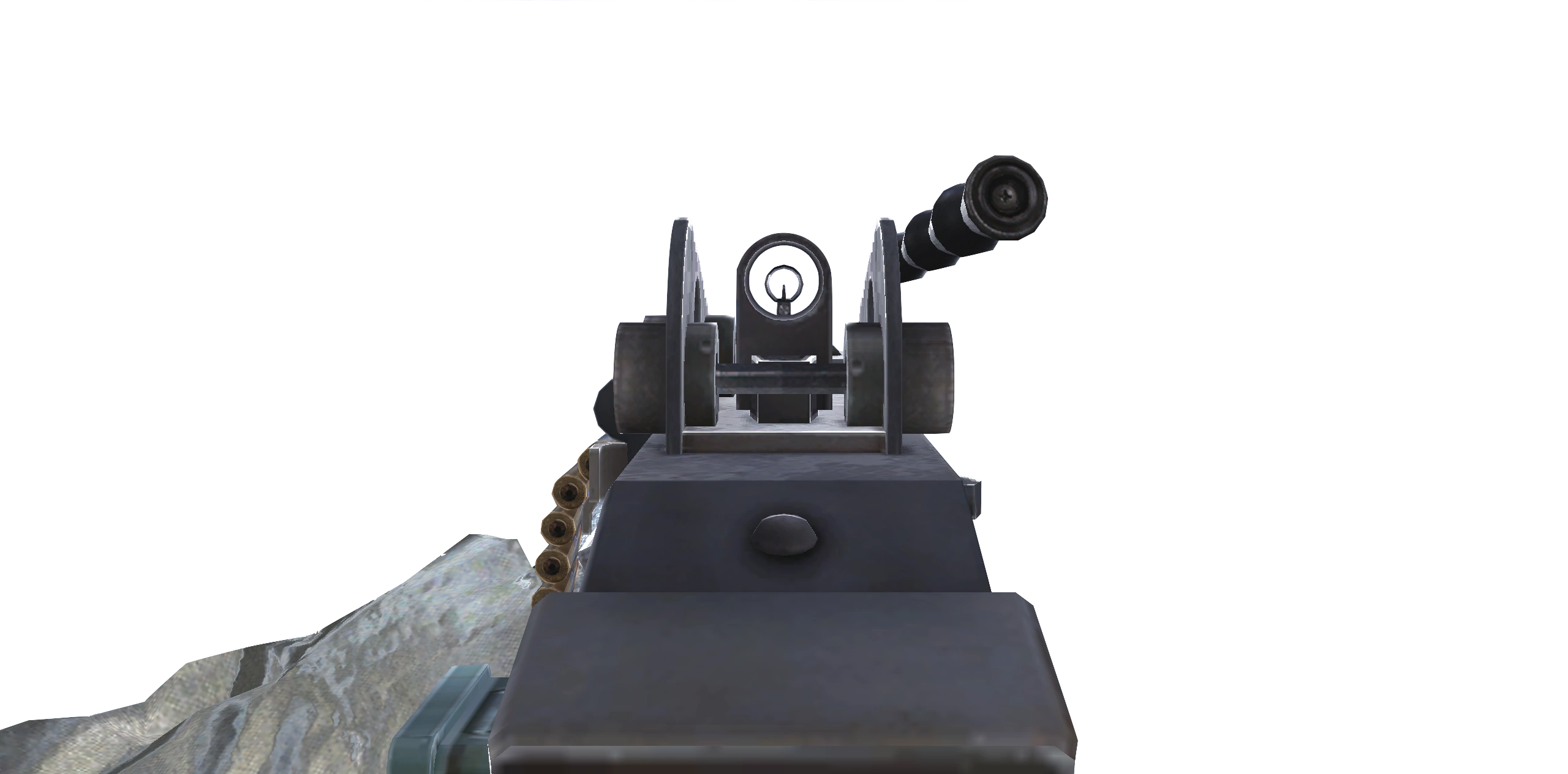 Image - M249 SAW Iron Sights CoD4.png - The Call of Duty Wiki - Black ...