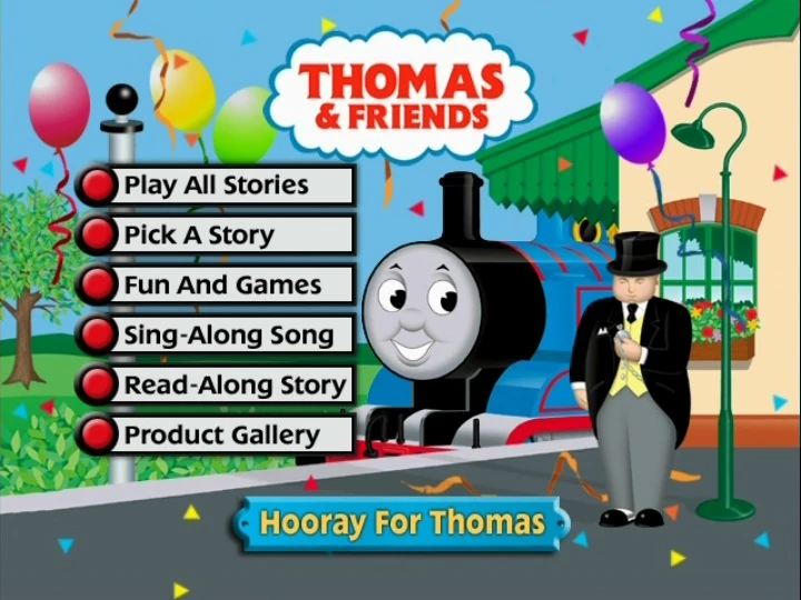 Image - HoorayforThomasDVDmenu.jpg - Thomas the Tank Engine Wikia