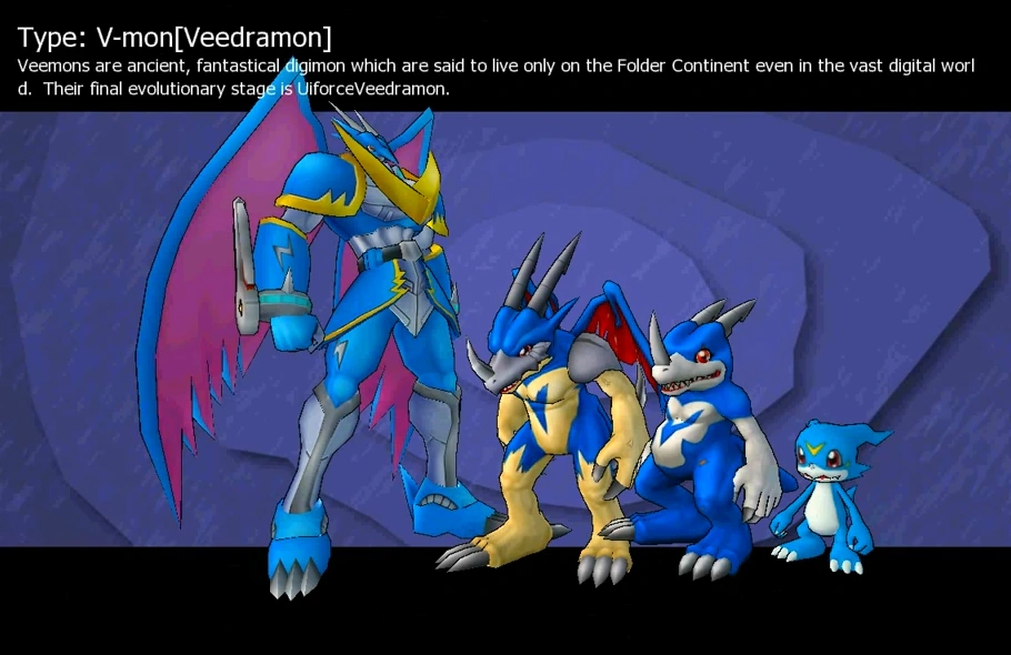 Image - Veemon (Veedramon line).png - Digimon Masters Online Wiki ...
