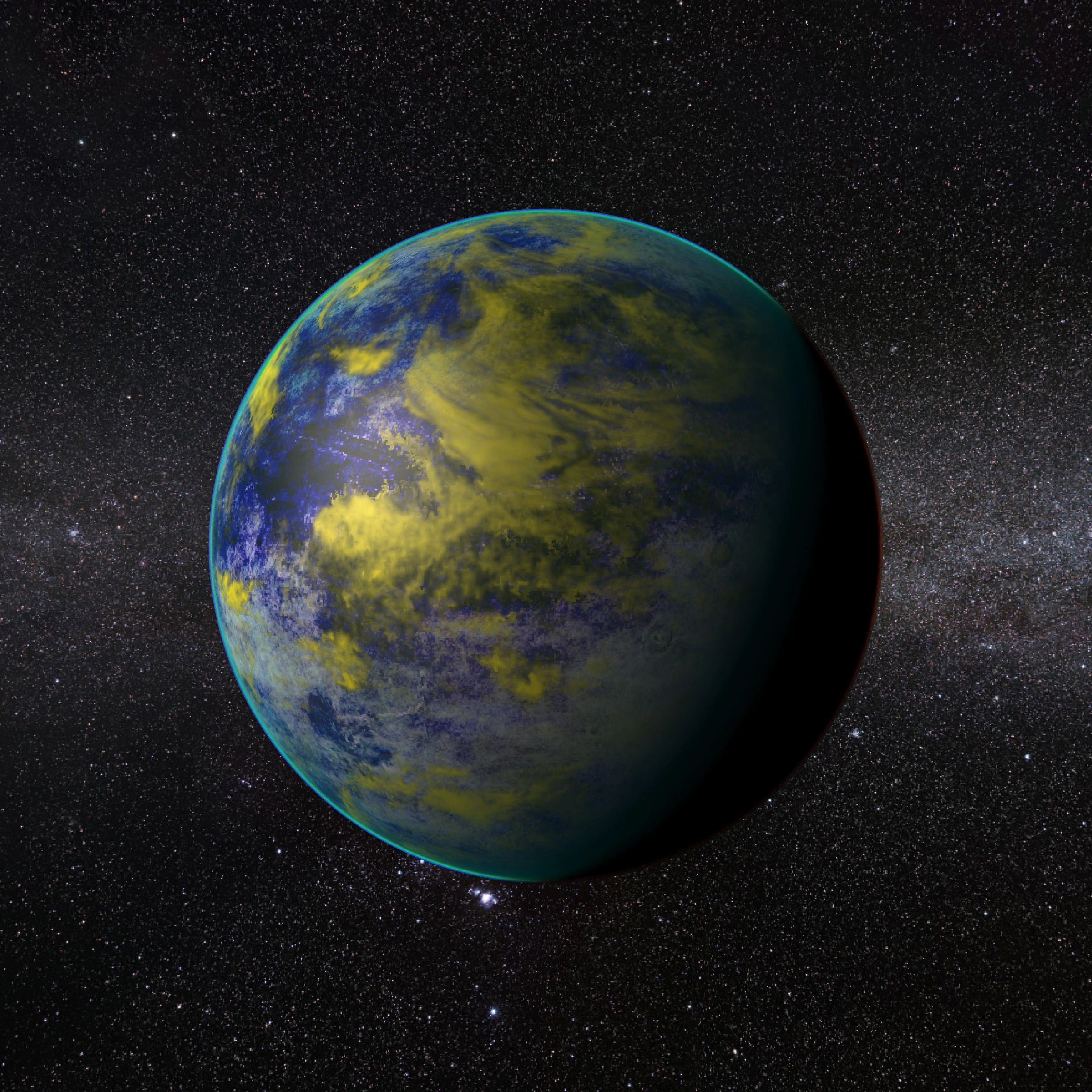 SER09 Warm Terran Lakes Planet