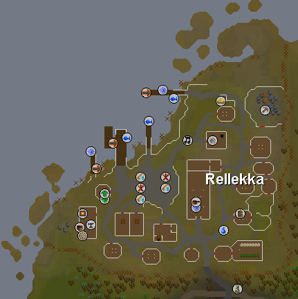 Rellekka Runescape World Map