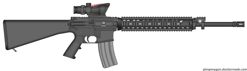 Image - M16A4 acog mp.jpg - Pimp My Gun Wiki