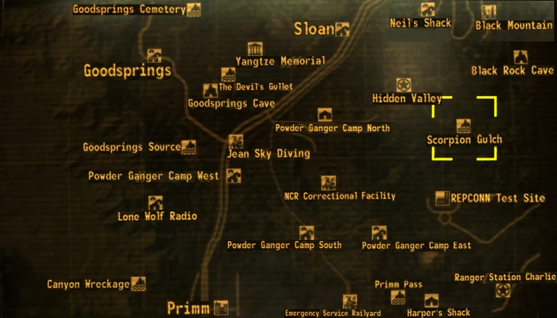 Scorpion gulch - The Fallout wiki - Fallout: New Vegas and more