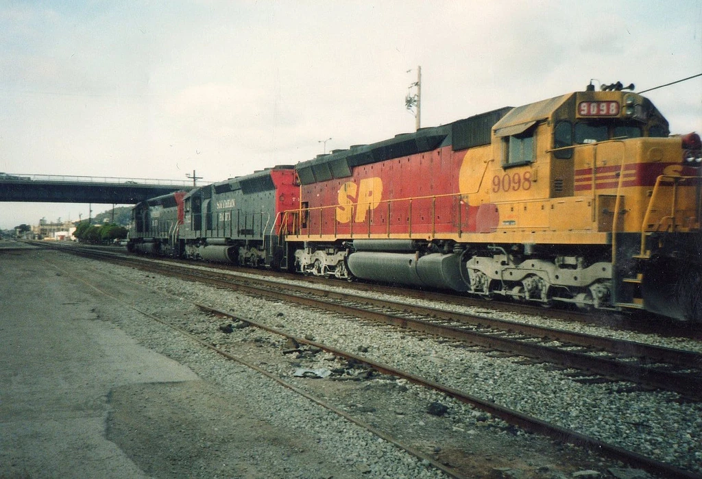 Image - SPSF SD45's.jpg - Locomotive Wiki, about all things locomotive!