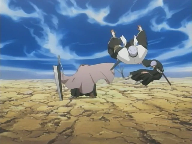 Ichigo defeats Chojiro & Isane