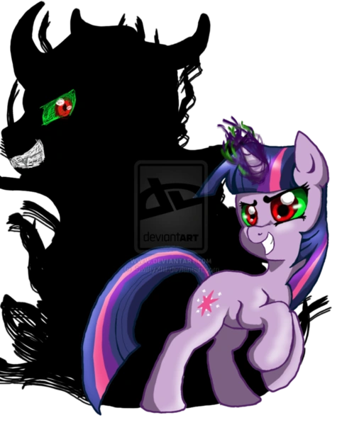 Image - Dark Twilight Sparkle and King Sombra.png - My Little Pony Fan ...