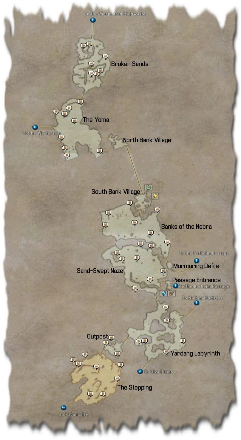 Image - FF12 Map - Dalmasca Estersand.png - The Final Fantasy Wiki has ...