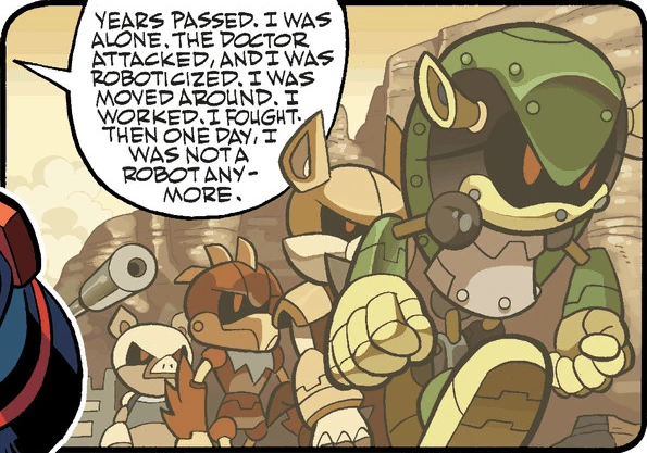 Matilda the Armadillo - Mobius Encyclopaedia - Sonic the Hedgehog Comics