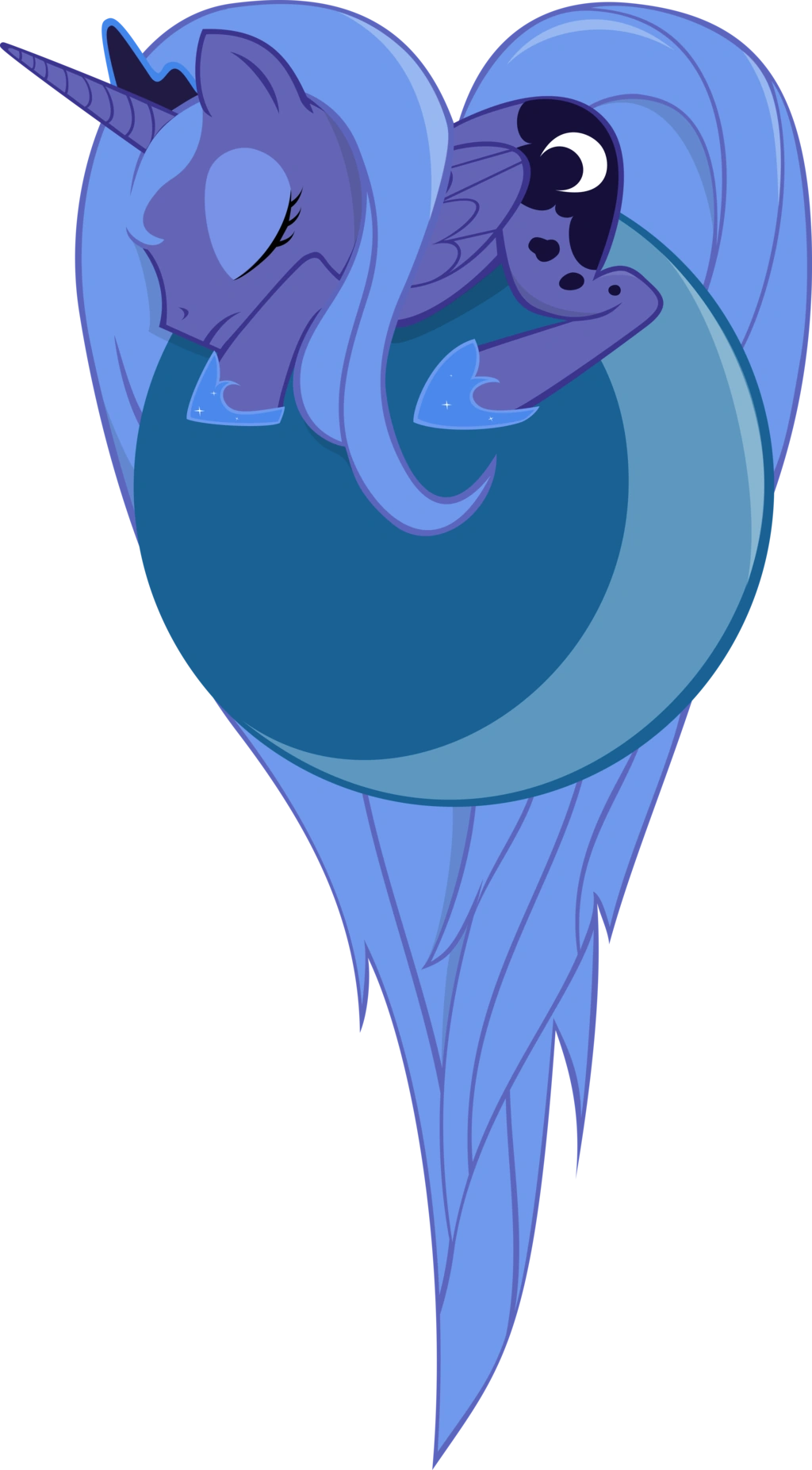 Image - Princess Luna by artist-guandi97.png - My Little Pony Fan Labor ...
