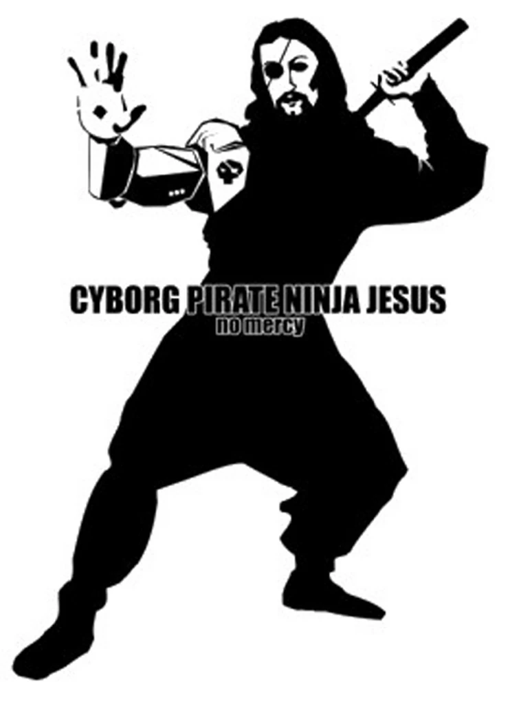 Image - Cyborg-pirate-ninja-jesus.jpg - The Adventure Time Wiki ...