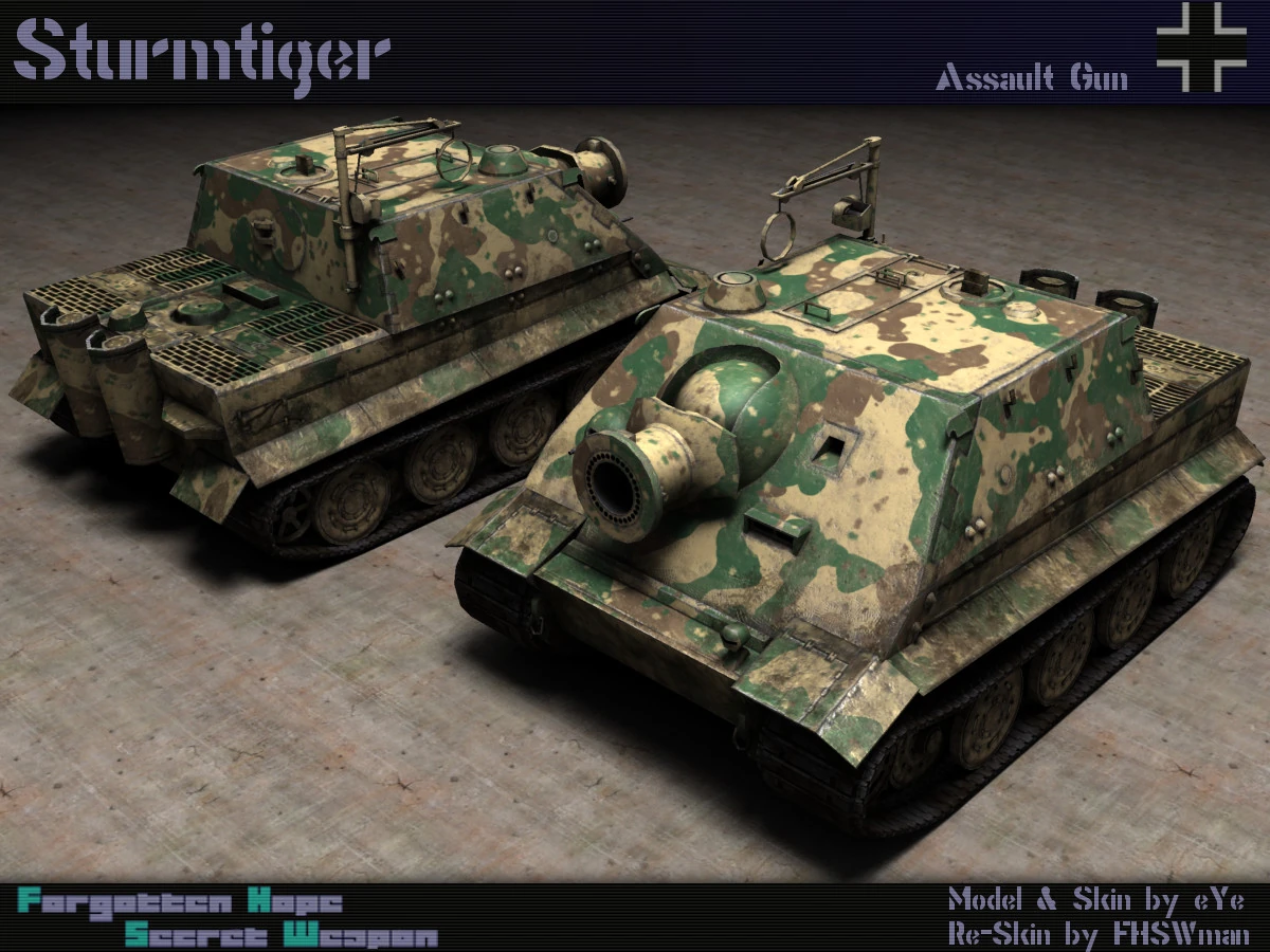 Sturmtiger - Forgotten Hope Secret Weapon Wiki