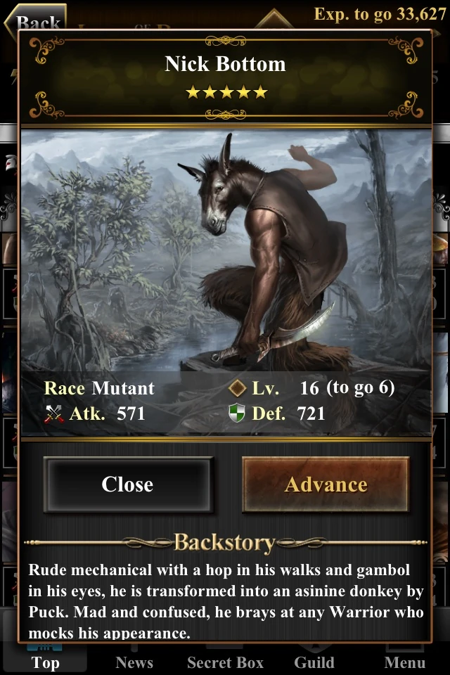 Nick Bottom - Lord of the Dragons Wiki