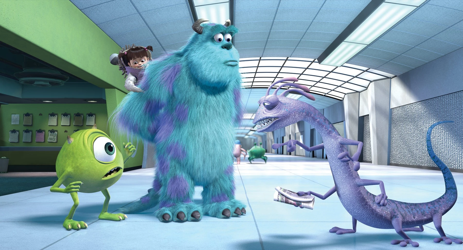 Image - Mike, Sulley, Boo (Mary), and Randall.jpg - Monsters, Inc. Wiki