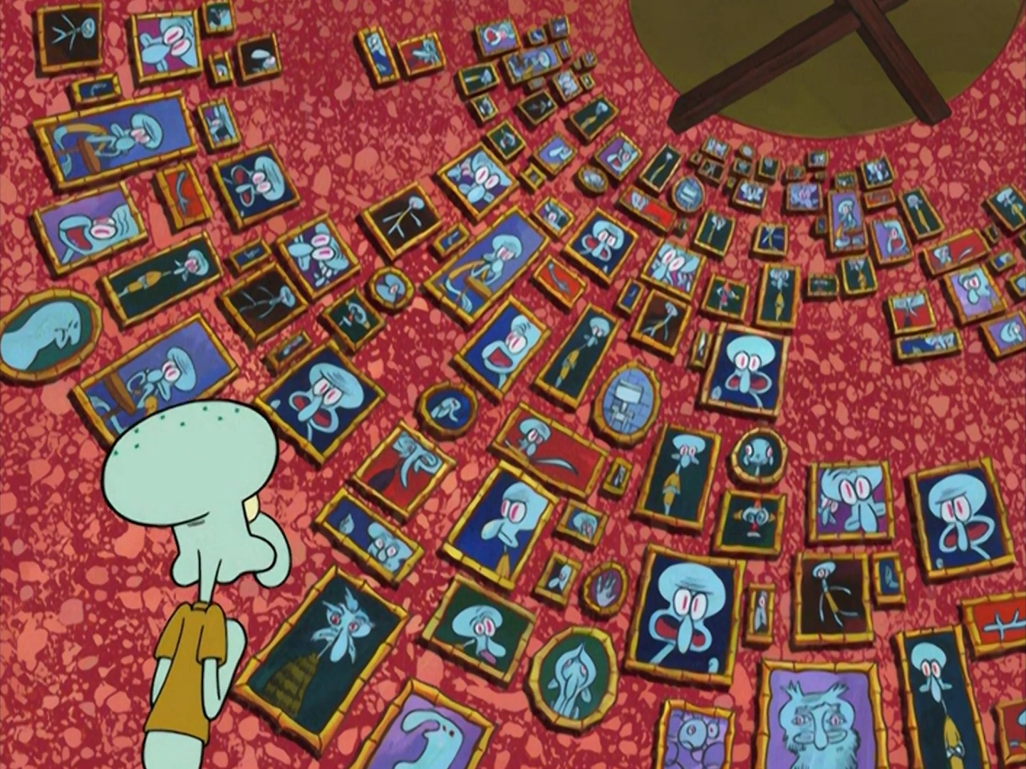 Squidward's Self-Portraits - Encyclopedia SpongeBobia - The SpongeBob ...