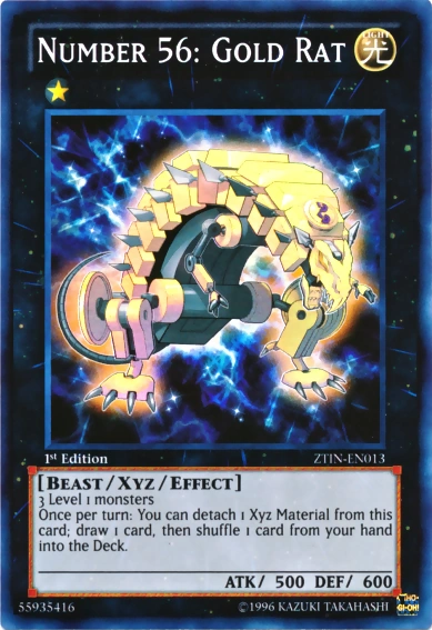 Number 56: Gold Rat - Yu-Gi-Oh! - It's time to Duel!