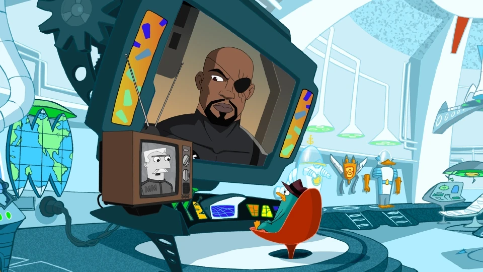 So why didn't Perry come back to his lair to pick up his suit? I mean ...