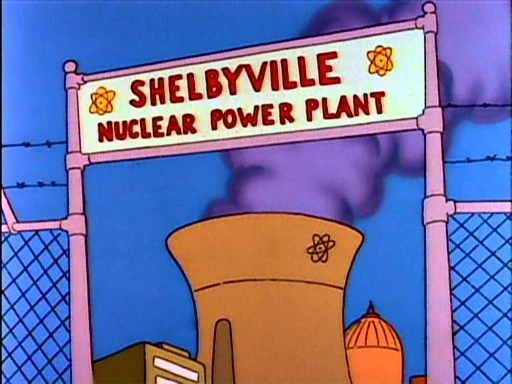 River Power Plant Simpsons