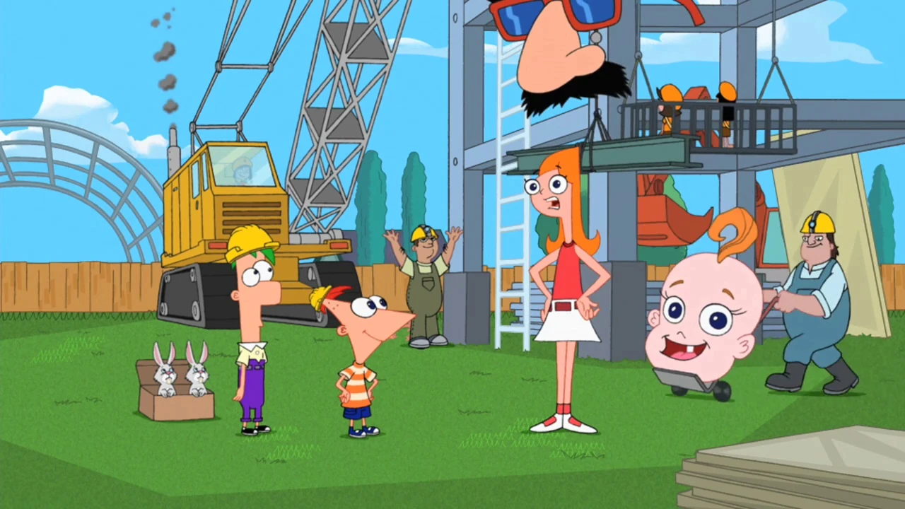 Giant Baby Head Out Of Toon