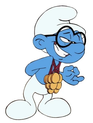 Image - Brainy The Medal Winner.jpg - Smurfs Wiki - Wikia