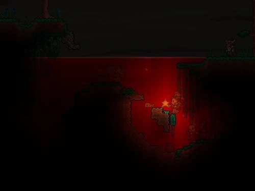 Terraria Blood Moon Art