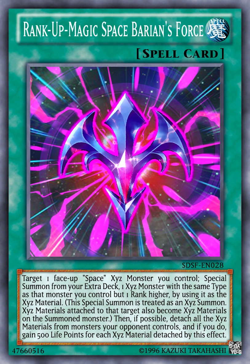 Rank-Up-Magic - Space Barian's Force - Yu-Gi-Oh Card Maker Wiki - Cards ...