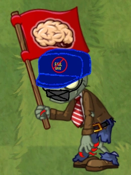 Image - Customized Flag Zombie.png - Plants vs. Zombies Character ...