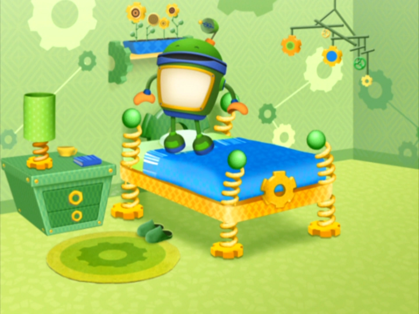 Image - Bot jumping on his bed.png - Team Umizoomi Wiki - Wikia